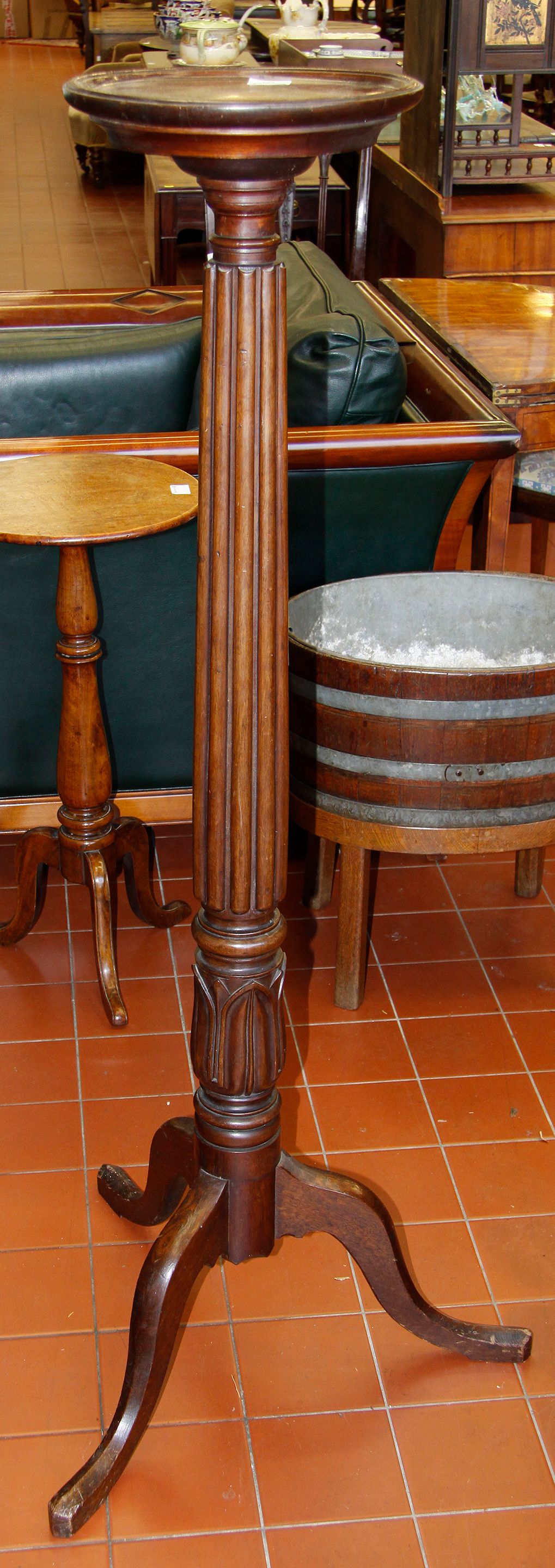 Bonhams : A mahogany torchere stand 19th Century