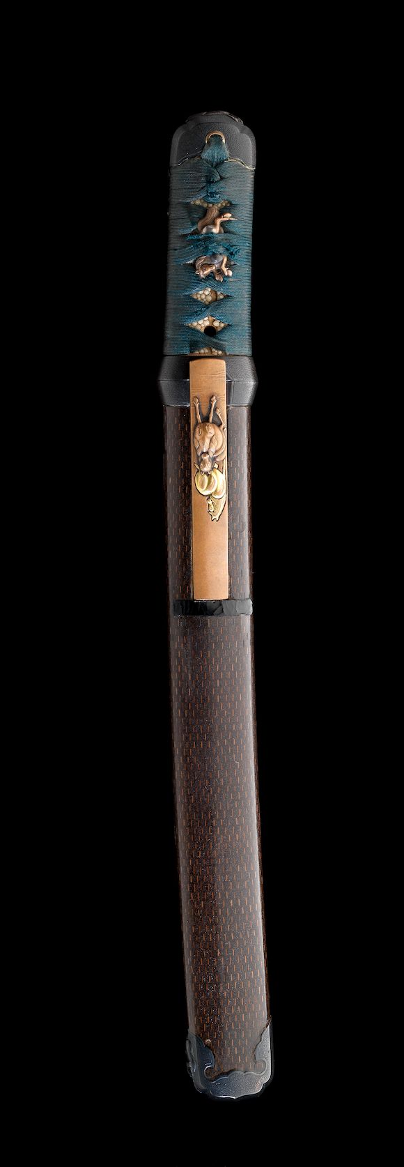 Bonhams : An aikuchi tanto koshirae with koto seki blade By Kaneyoshi ...