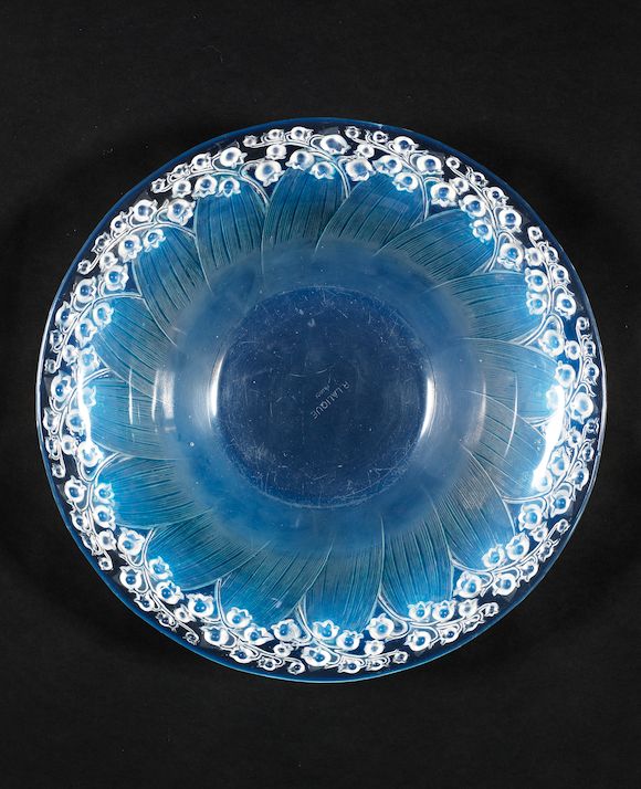 Bonhams : René Lalique 'Muguet', a Shallow Bowl, design 1931