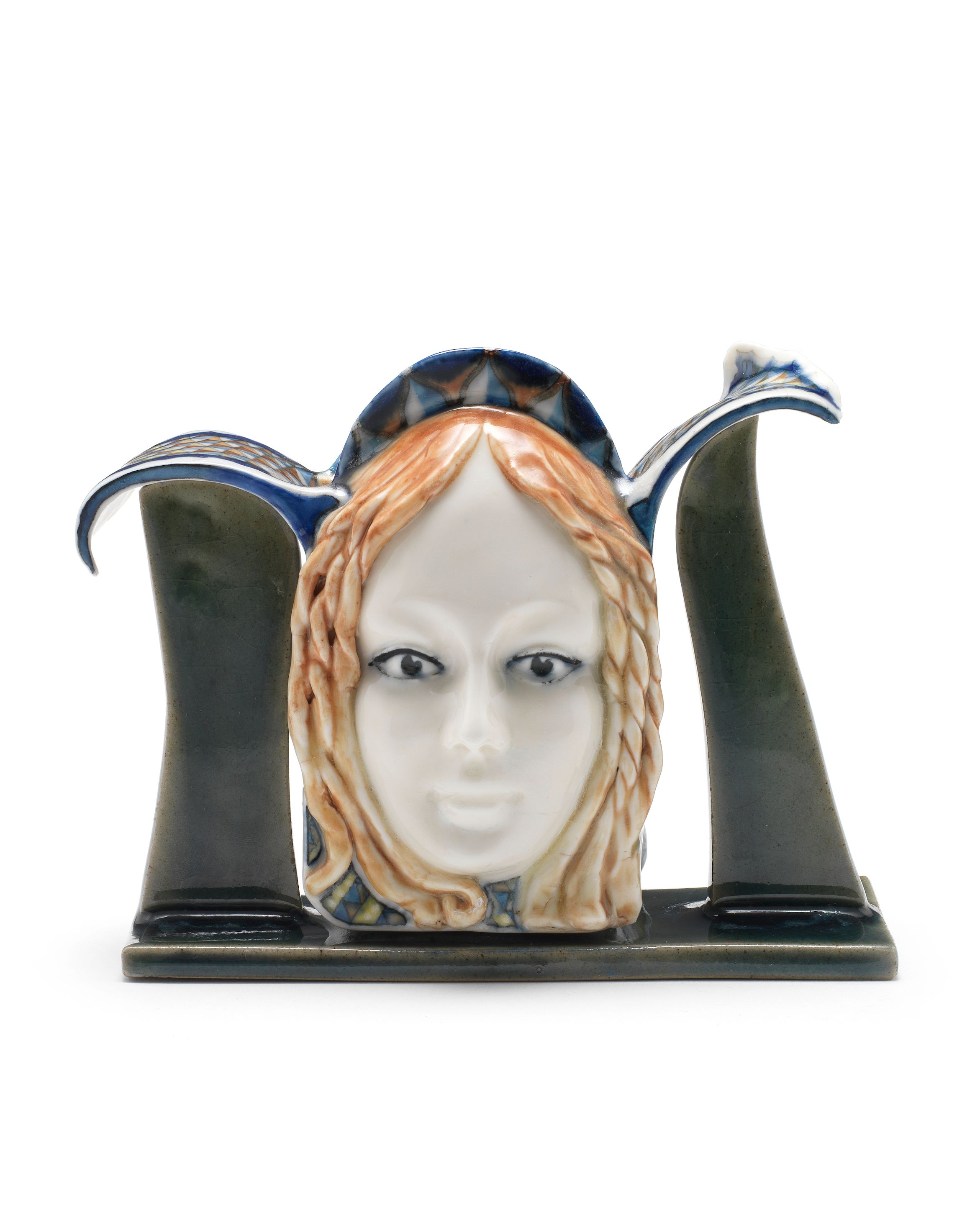 Bonhams : David Burnham Smith a Double-Headed Sculpture on Stand, 1999