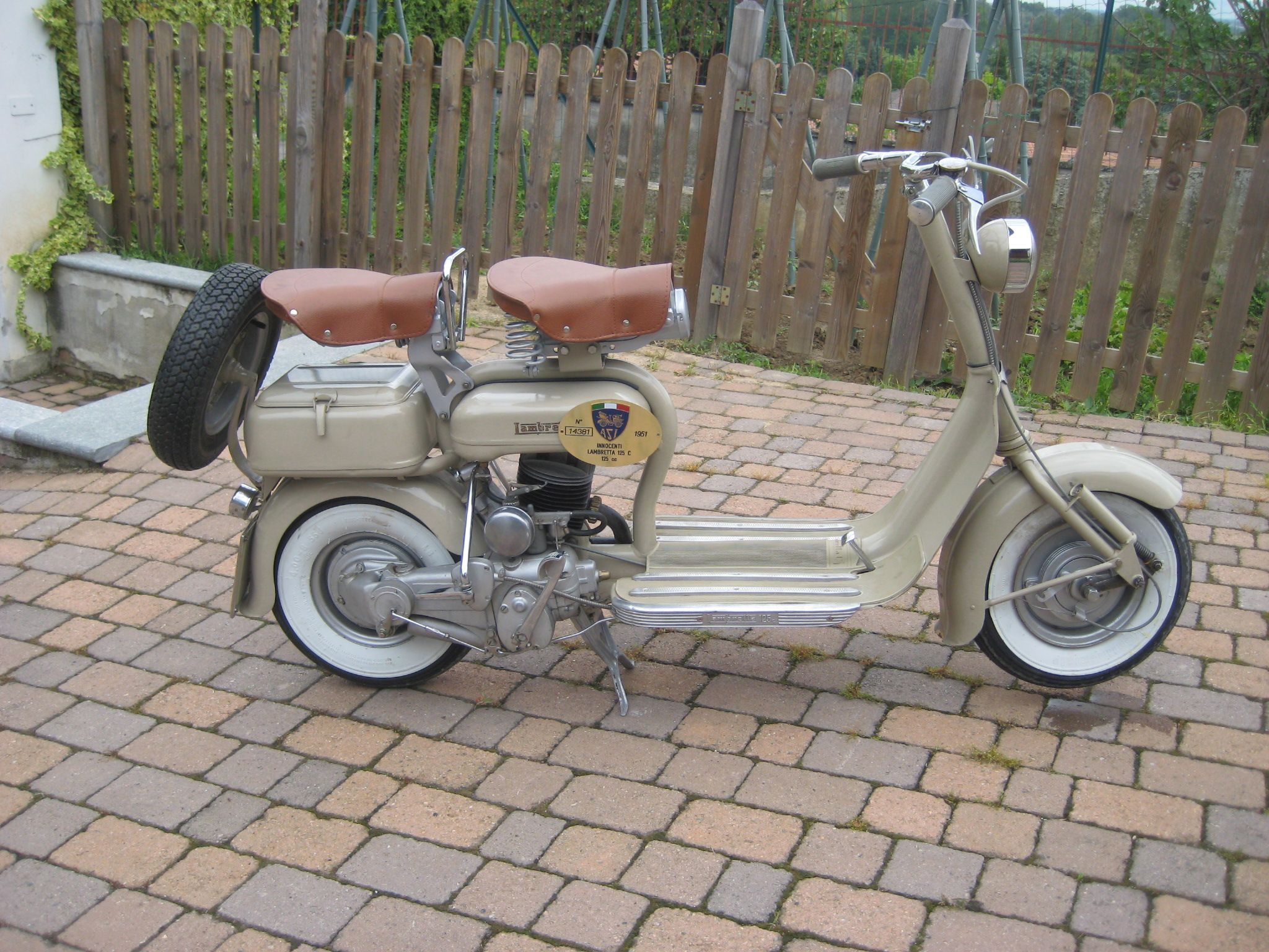 Bonhams Cars : 1951 Lambretta 125cc Model C Frame no. 125C-125520 ...
