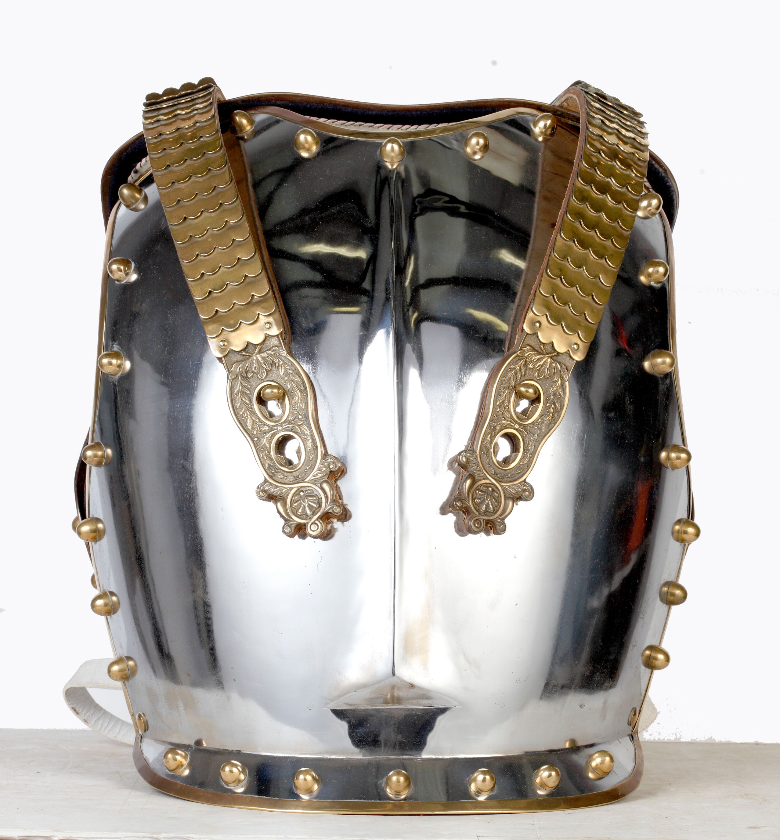 Bonhams : Household Cavalry Back and Breast Plates Plus Shoulder Scales
