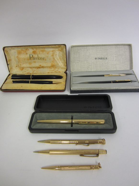 Bonhams : A 9ct gold Samuel Mordan Everpoint pencil London 1937