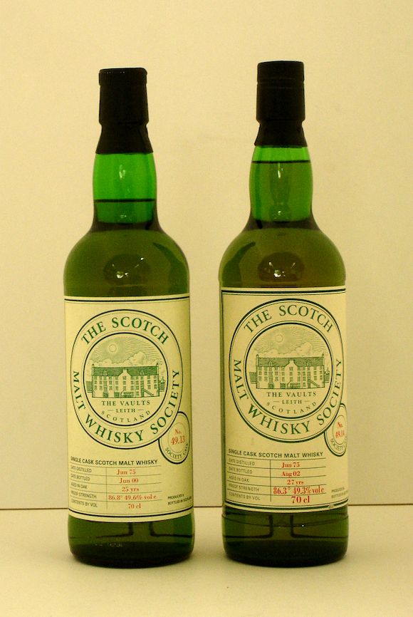 Bonhams : SMWS 49.13-25 year old SMWS 49.14-27 year old