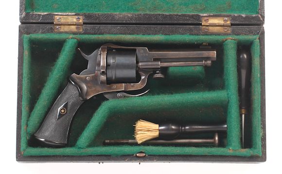Bonhams : A Six-Shot Pinfire Pocket Revolver