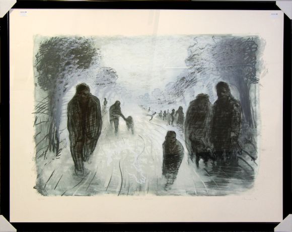 Bonhams : Peter Howson (British, born 1958) Road to Zenica Colour ...