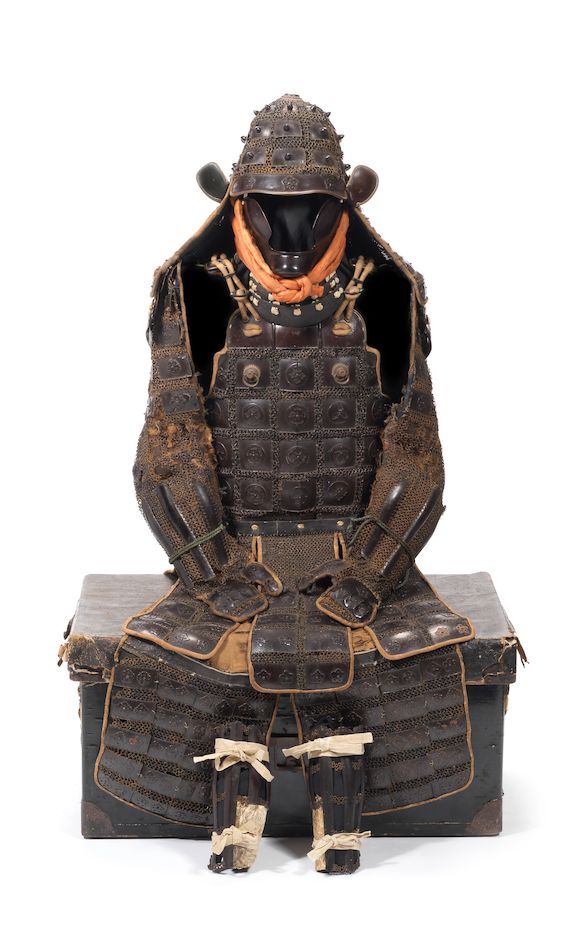 Bonhams : A karuta gane tatami gusoku armour Late Edo Period, 19th century