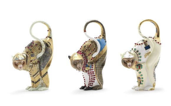 Bonhams : Alex Hooper 'Ruby' a Unique Minton Model of a Monkey, 2006