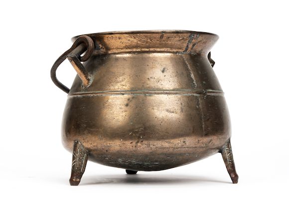 Bonhams : A bronze cauldron, English Probably 16th/17th Century