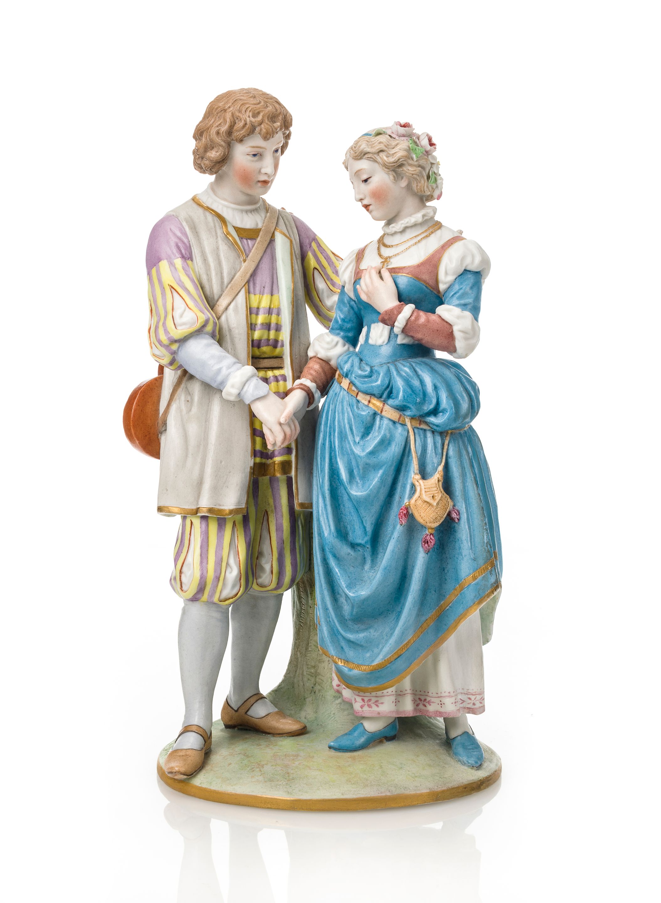 Bonhams : A porcelain group 'Declaration of Love'Imperial Porcelain ...