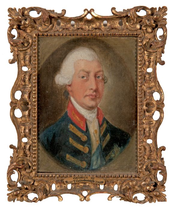 Bonhams : Gainsborough Dupont (British, 1754-1797) Portrait of George III