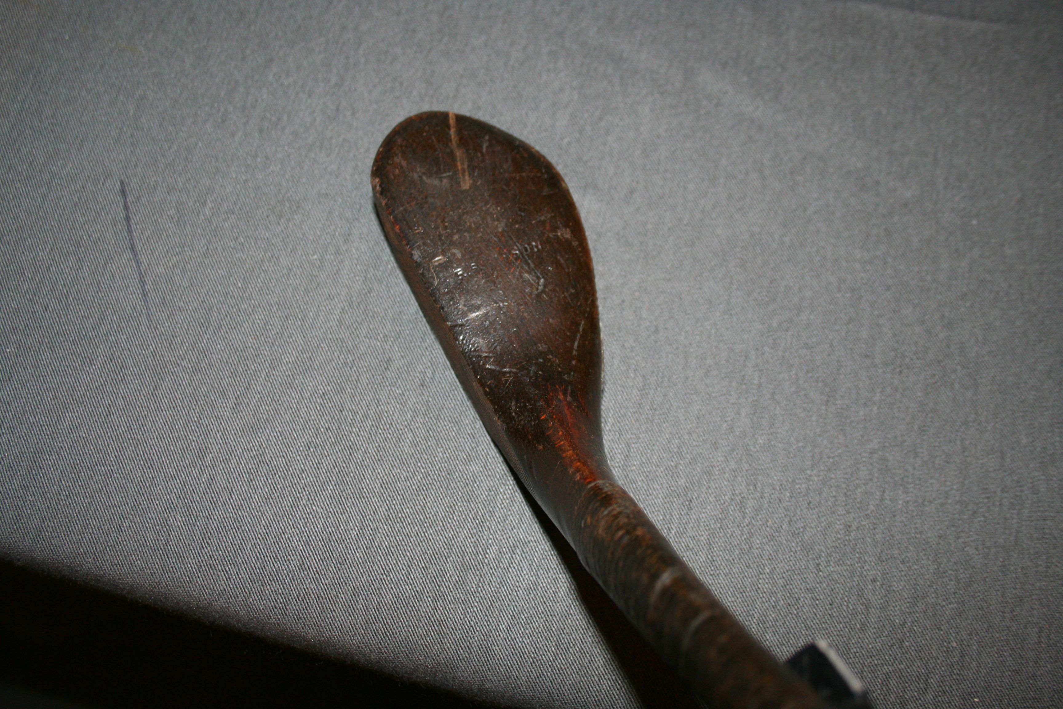 Bonhams : R. Simpson A long nose scared neck large headed putter circa ...