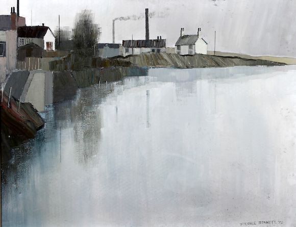 Bonhams : Terence Bennett (British, born 1935) 'Banks of the Humber, 73 ...