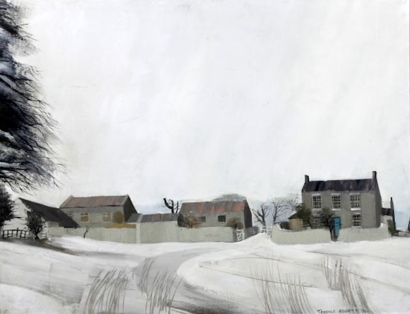 Bonhams : Terence Bennett (British, born 1935) 'Lincolnshire Landscape ...