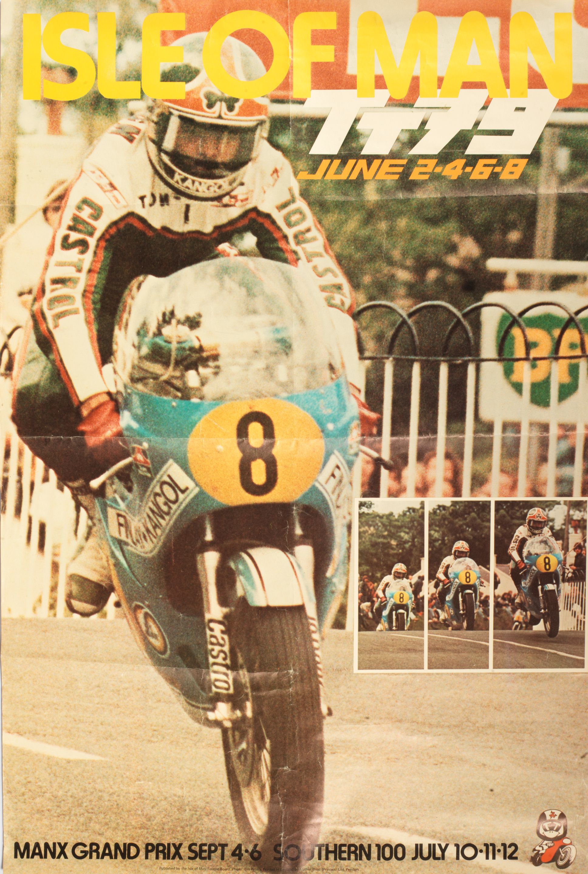 Bonhams Cars : Two 1979 Isle of Man TT race posters,