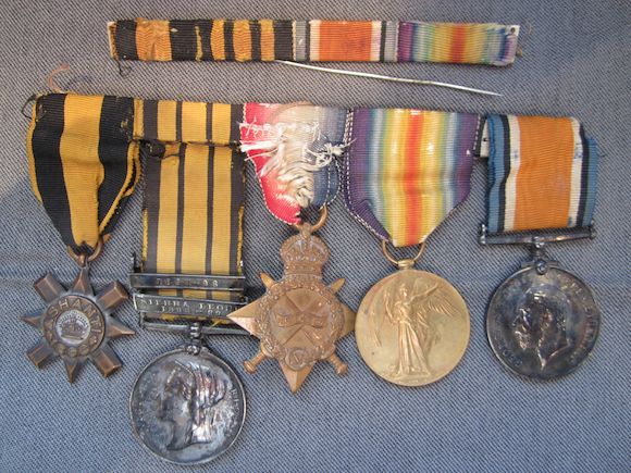 Bonhams : Four to Lieutenant Colonel J.P.Bliss, West India Regiment,