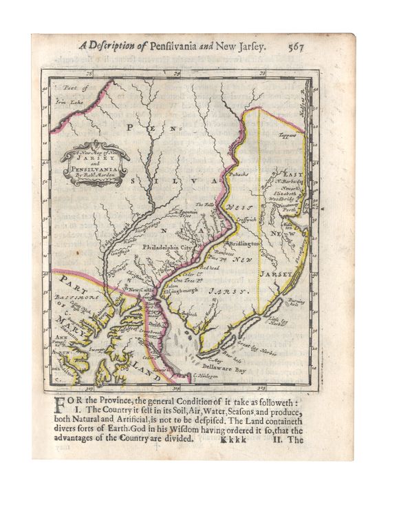 Bonhams : MAPS AND ATLASES. MORDEN (ROBERT) Geography Rectified: or, a ...