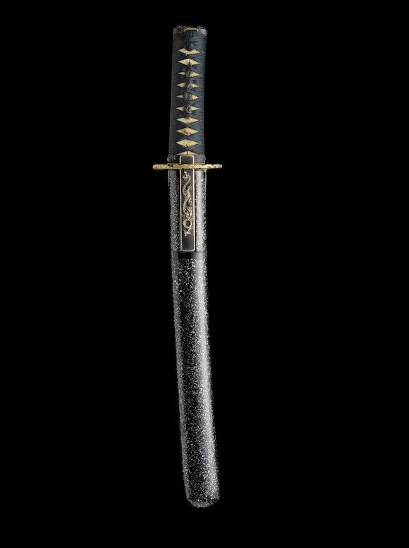 Bonhams : A shin-shinto tanto By Ohara Nagatoshi, dated Keio 2 (1866)