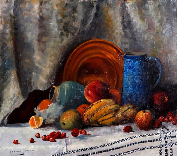 Bonhams : Arthur Bernard Bateman (British, 1883-1970) Still life of ...