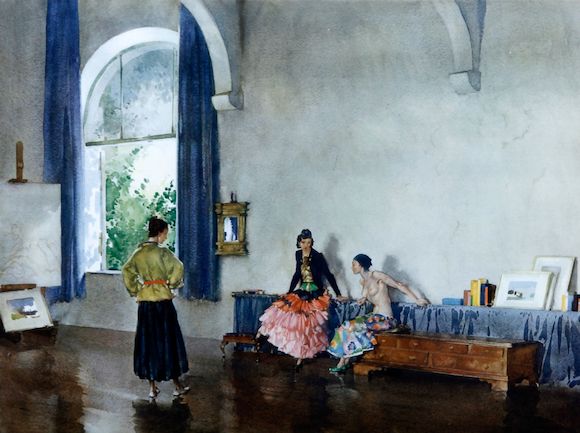 Bonhams : Sir William Russell Flint R.A., P.R.W.S. (British, 1880-1969 ...
