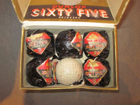 Bonhams : A six box of 1950s era Dunlop Sixty-Five golf balls