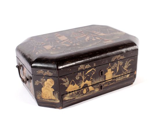 Bonhams : A Chinese lacquered work box