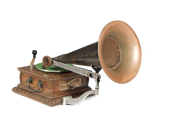 Bonhams : A Columbia AJ Disc Graphophone, circa 1903,