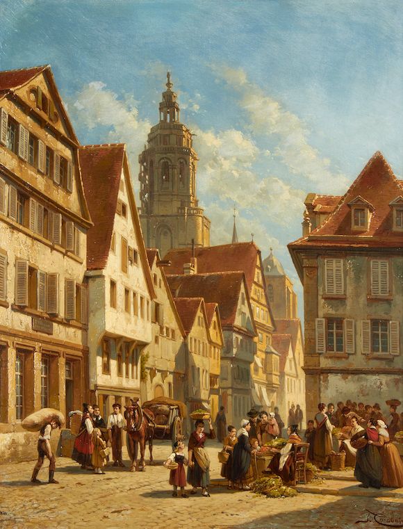 Bonhams : Jacques François Carabain (Belgian, 1834-1933) The market ...