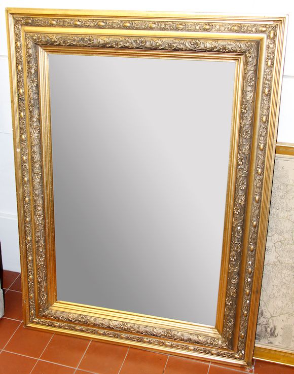 Bonhams : An Austrian Art Nouveau giltwood and composition mirror,