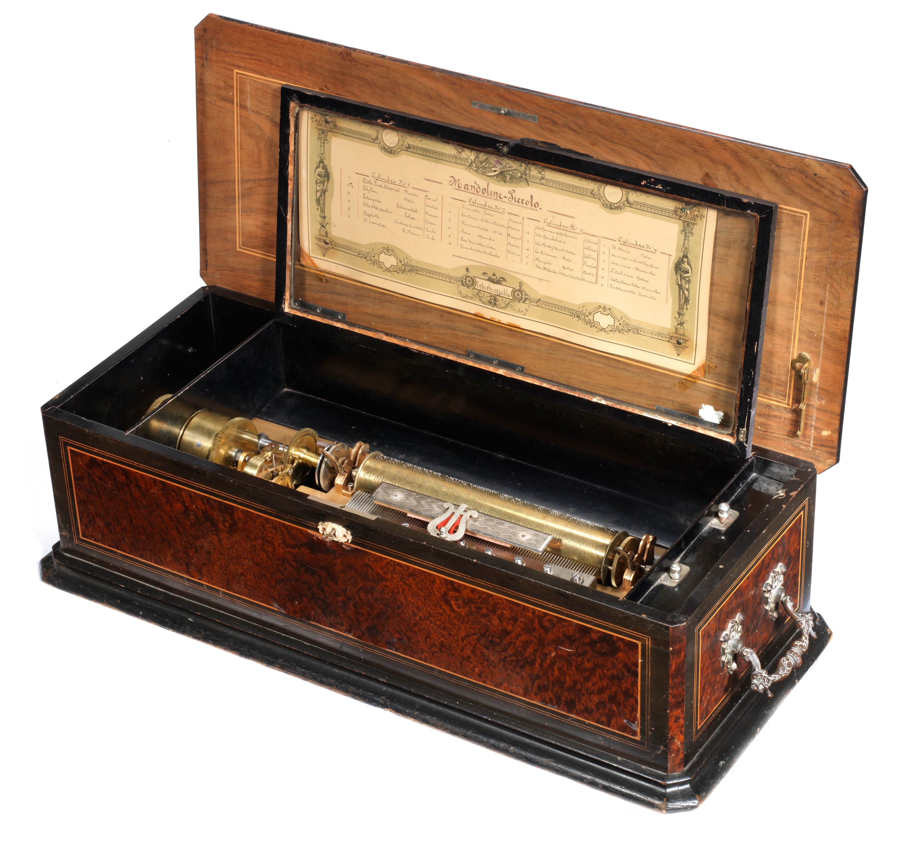 An interchangeable Mandoline-Piccolo musical box, by Mojon Manger ...