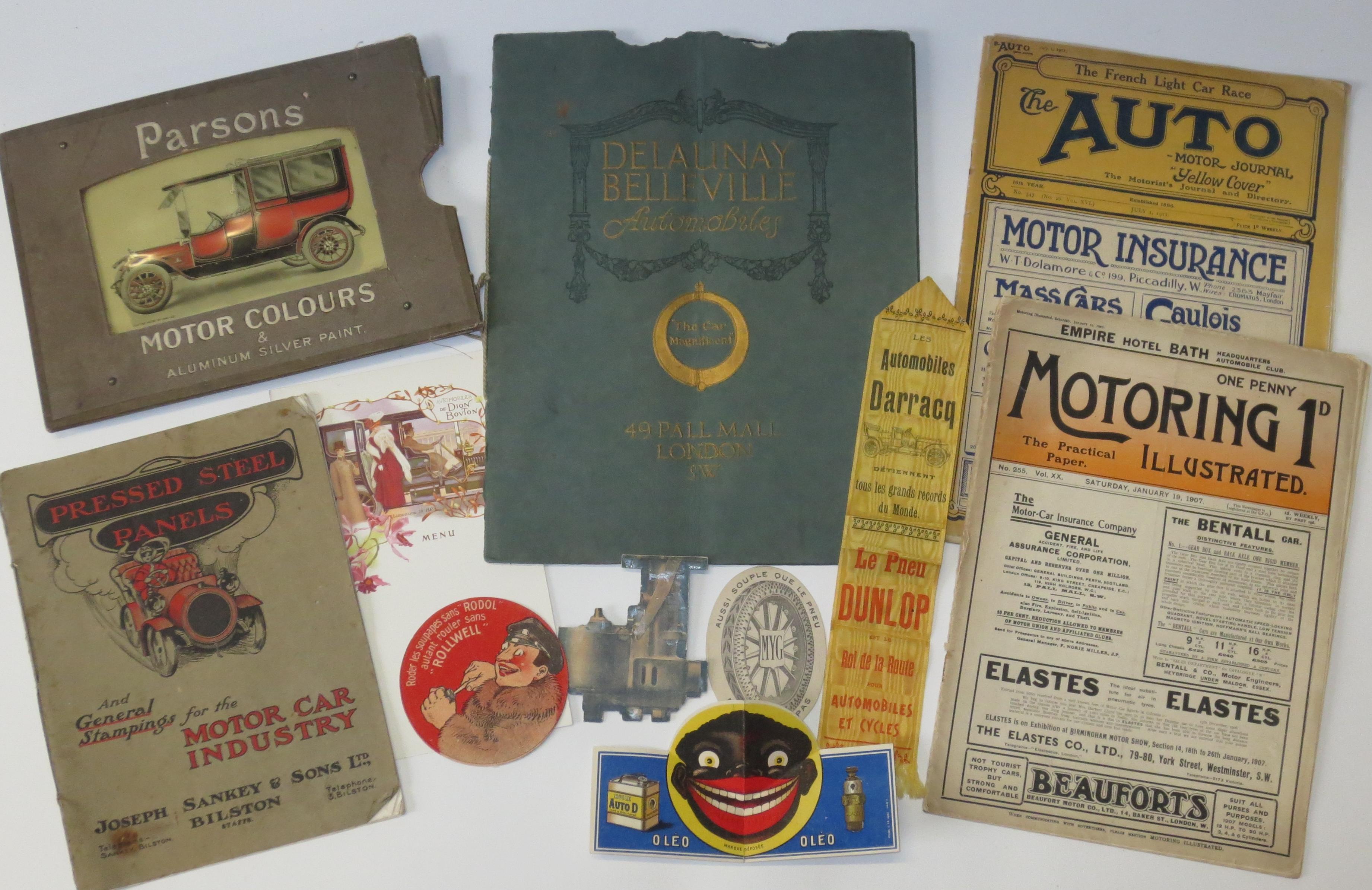 Bonhams Cars Assorted Sales Literature And Ephemera