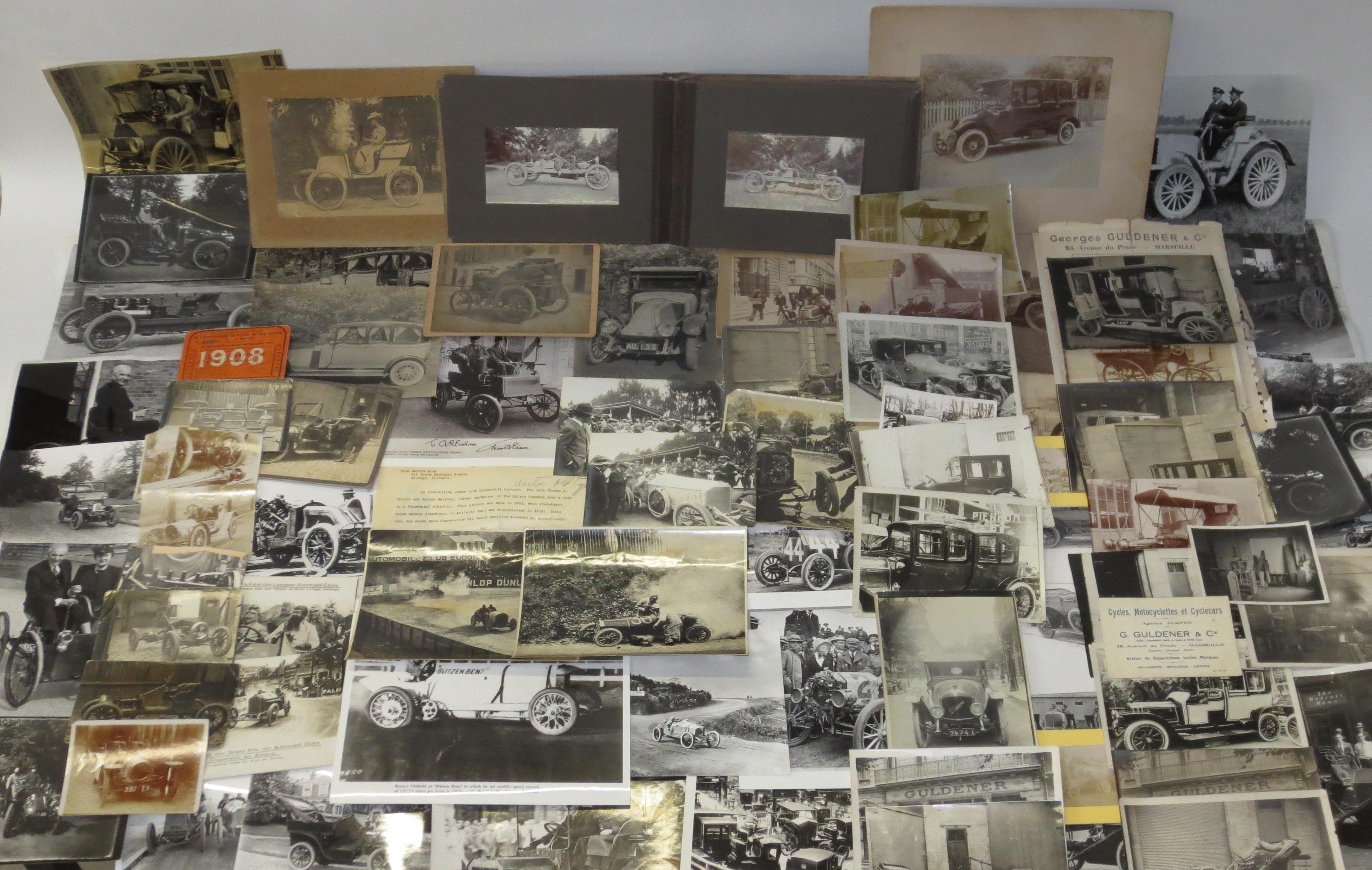 Bonhams Cars Assorted Photographs Relating To Early Motoring Subjects