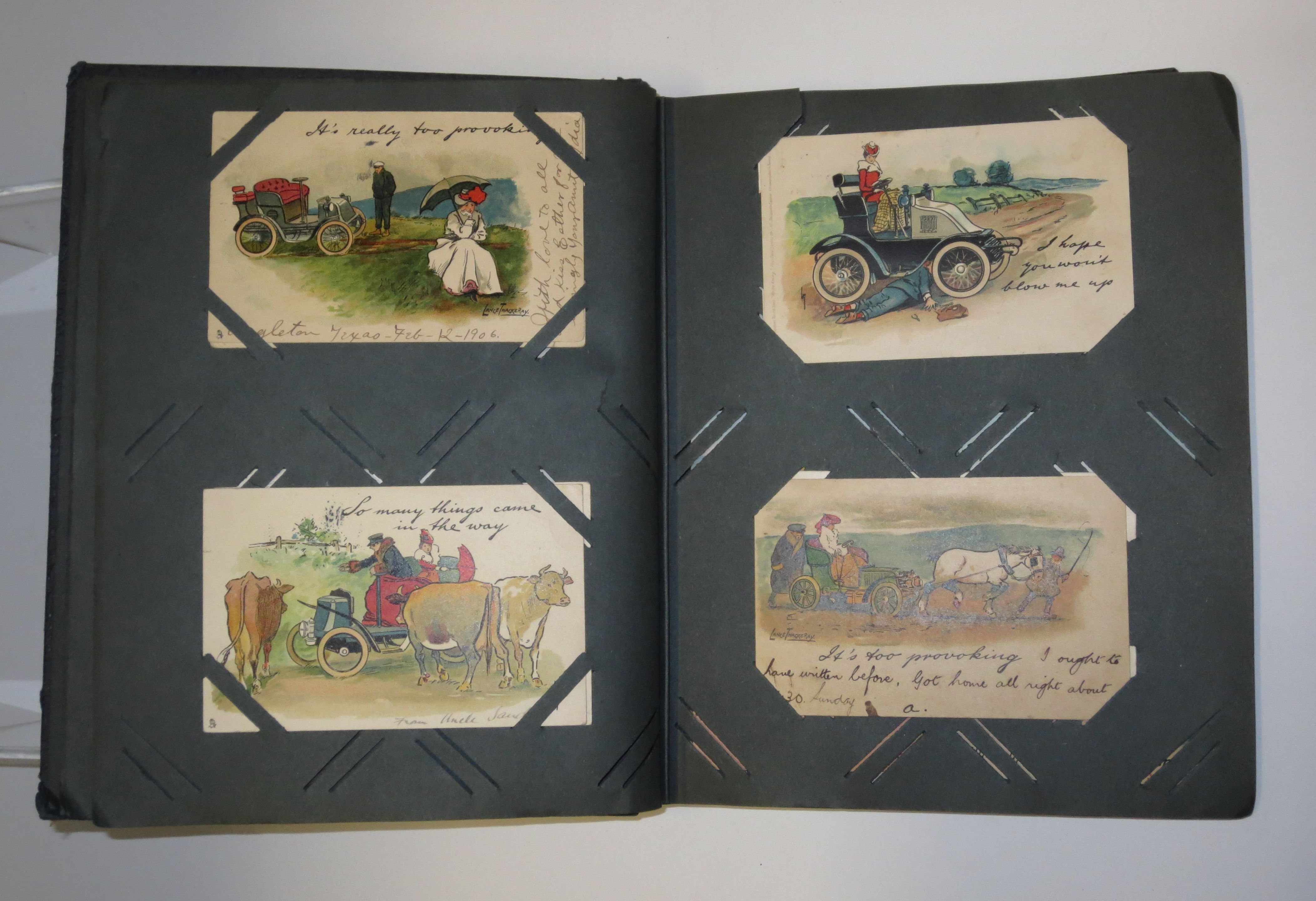 Bonhams Cars : An album of early motoring postcards,