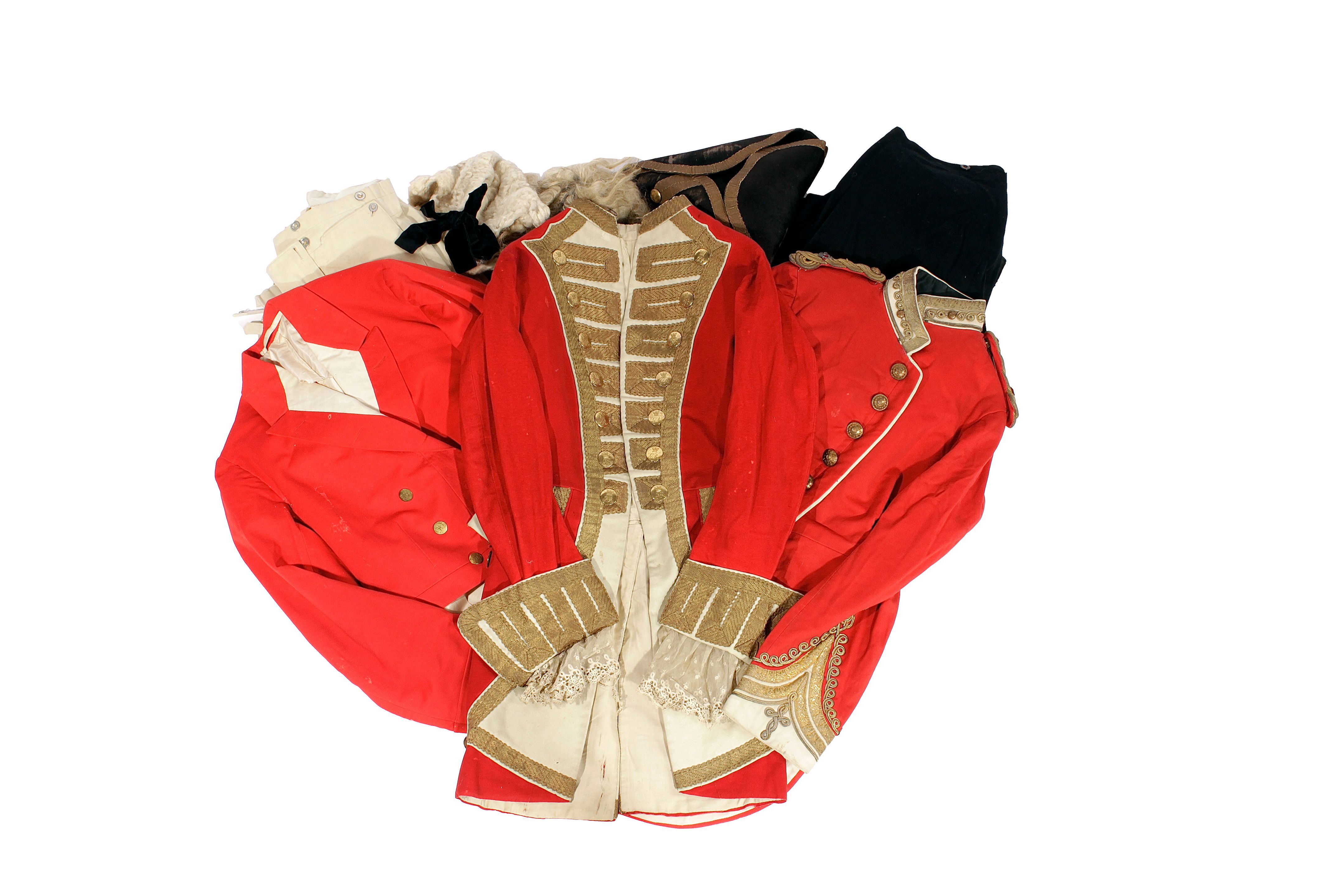 Bonhams : A group of 19th century livery and regimental clothing