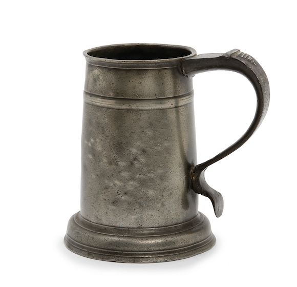 Bonhams : A rare Wigan high single-fillet tavern pot, of ale-pint ...