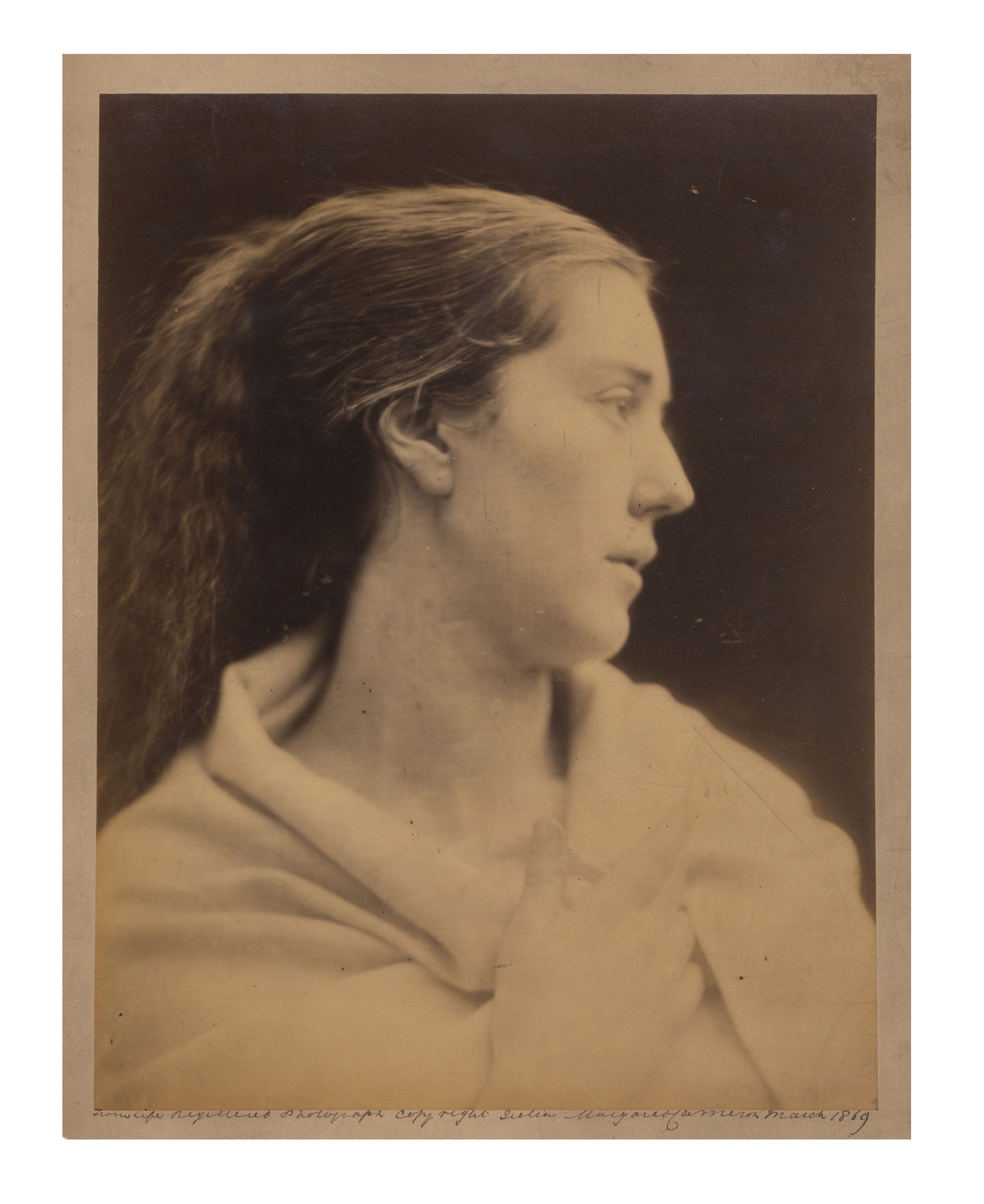 Bonhams : PHOTOGRAPHY. CAMERON (JULIA MARGARET) Mrs. Enid Layard, 1869