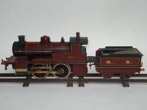 Bonhams : Bing live steam 0-4-0 locomotive 2631 and MR tender