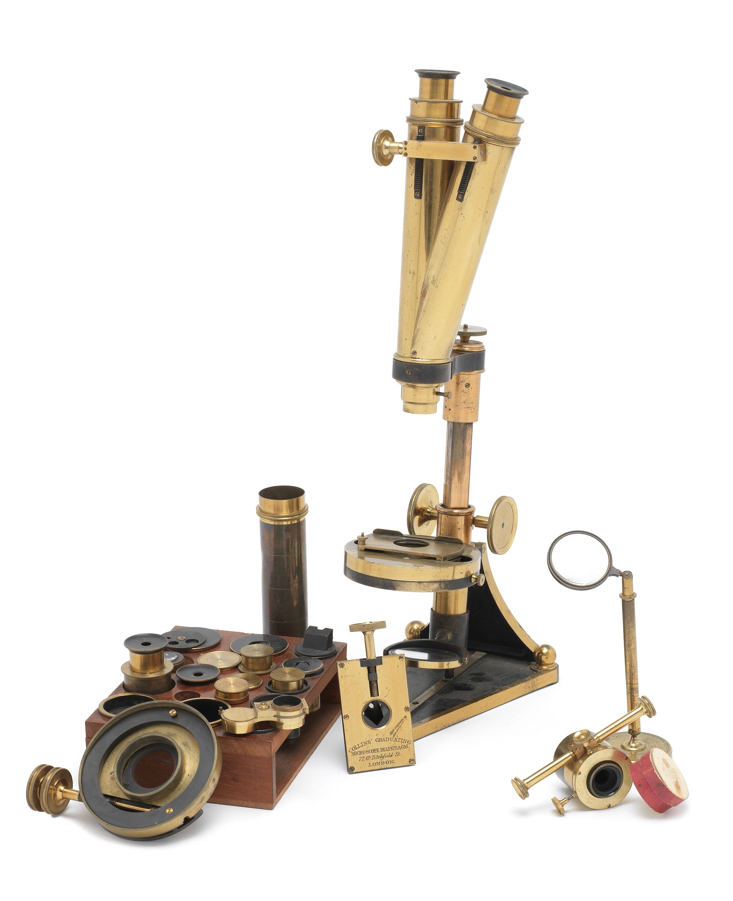 Bonhams : A Smith, Beck & Beck compound binocular microscope, English ...