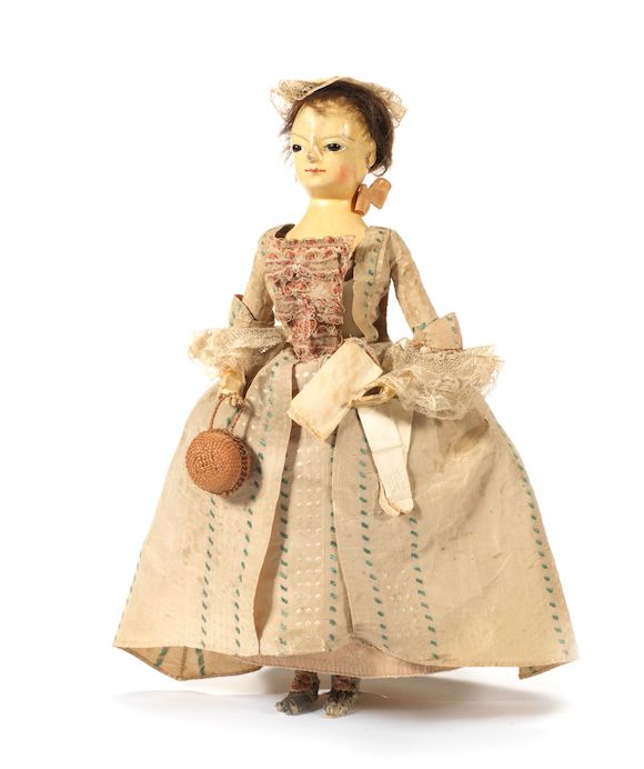 Bonhams : An important George II wooden doll, English circa 1750