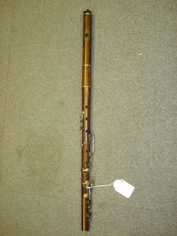 Bonhams : A rosewood Flute by Rudall & Rose, London, 1850 (2)