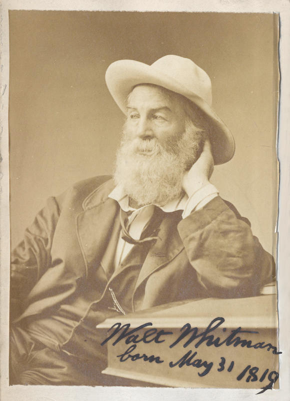 Bonhams Whitman Walt Two Rivulets Including Democratic Vistas Centennial Songs And