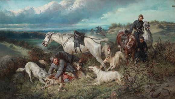 Bonhams : Nikolai Egorovich Sverchkov (Russian, 1817-1898) Casting the ...