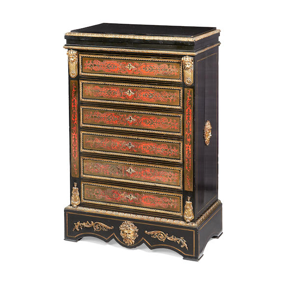Bonhams A Napoleon Iii Gilt Metal Mounted Tortoiseshell And Brass