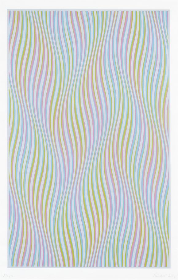 Bonhams : Bridget Riley (British, born 1931) Elapse Screenprint in ...
