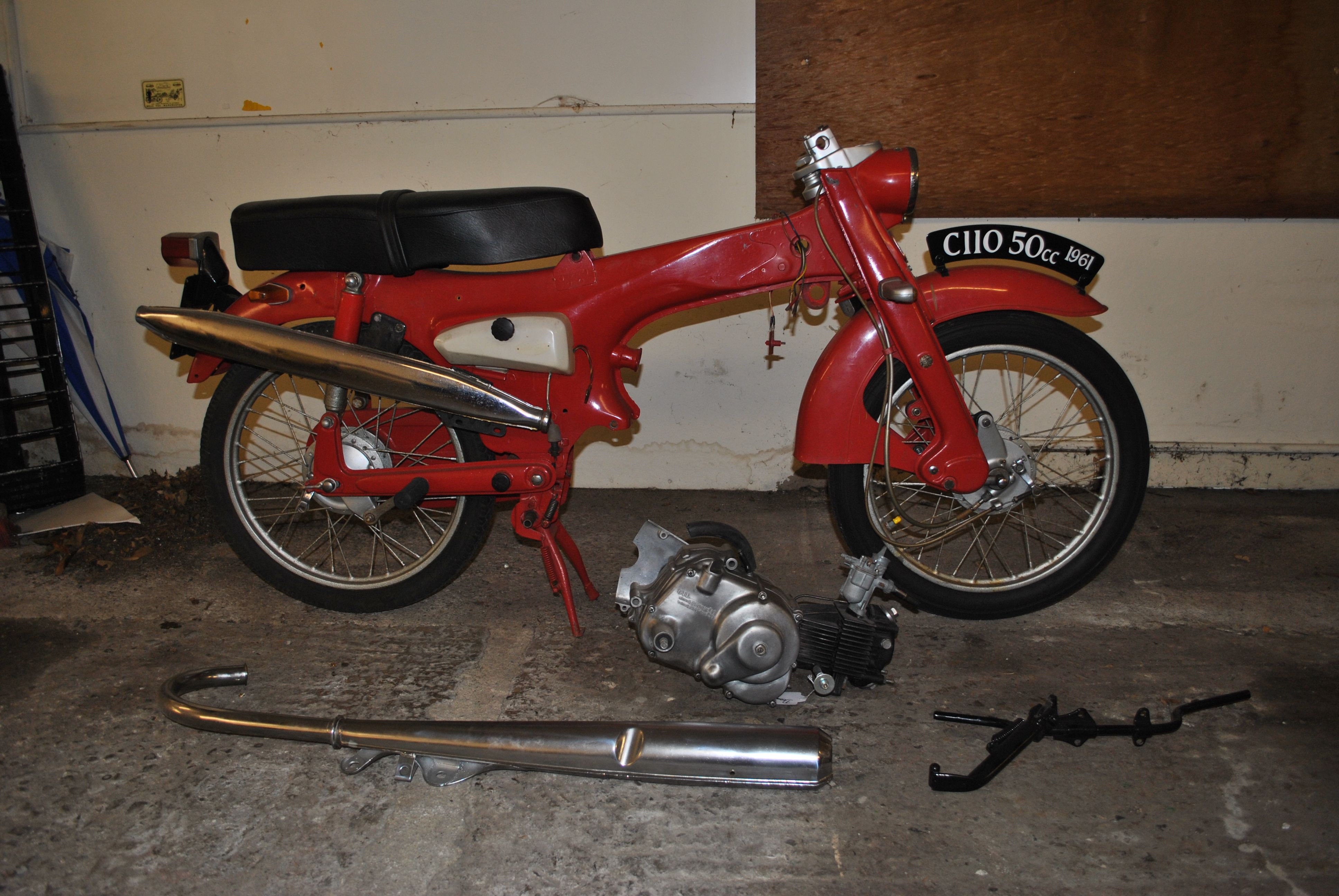 Bonhams Cars : 1961 Honda 49cc C110 Sports Cub Project Engine no. C100E ...