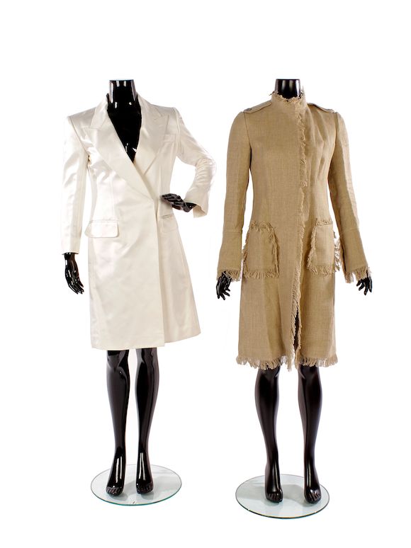 Bonhams : A group of four designer coats