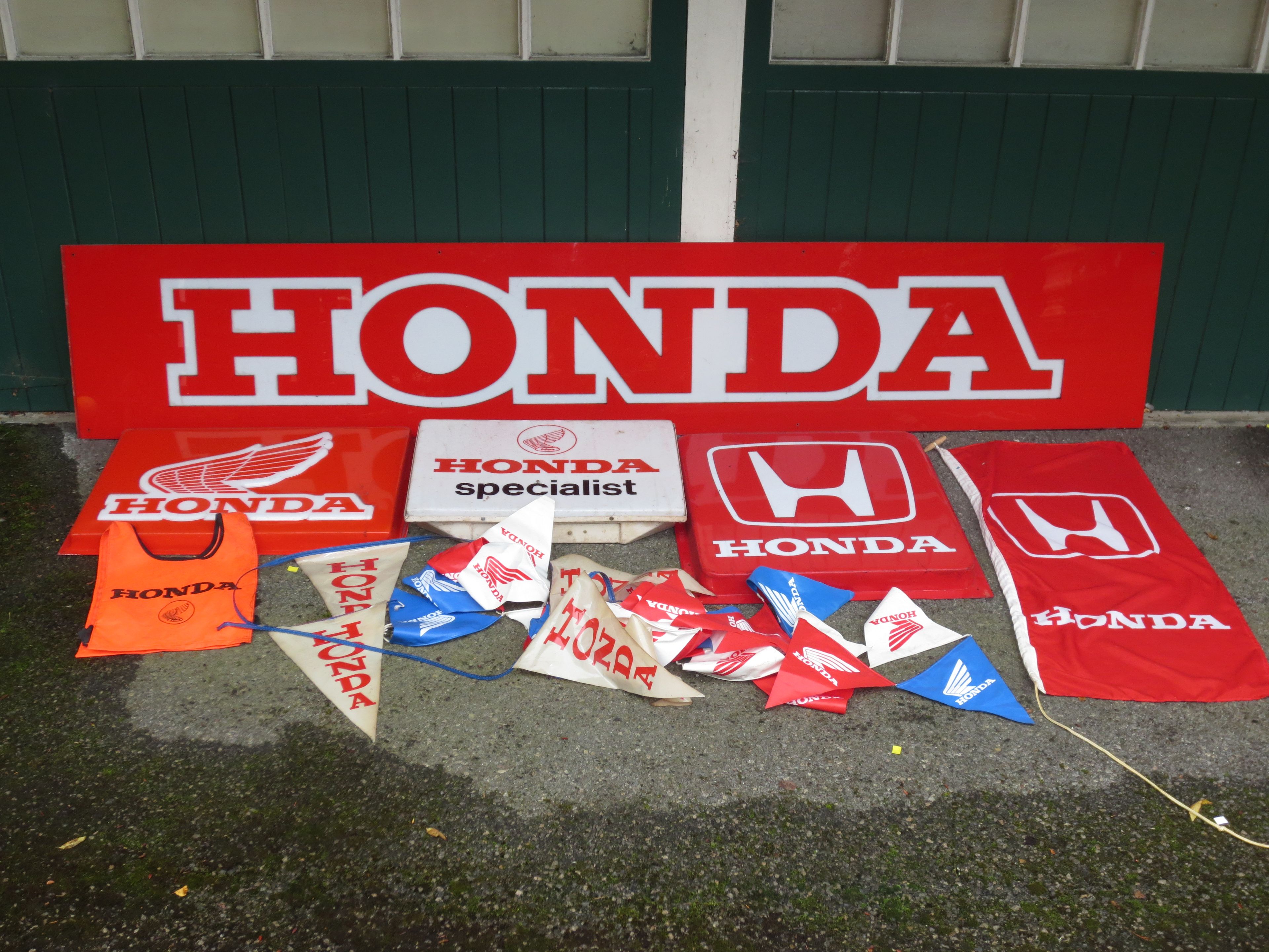 Bonhams Cars : A large Honda showroom sign,