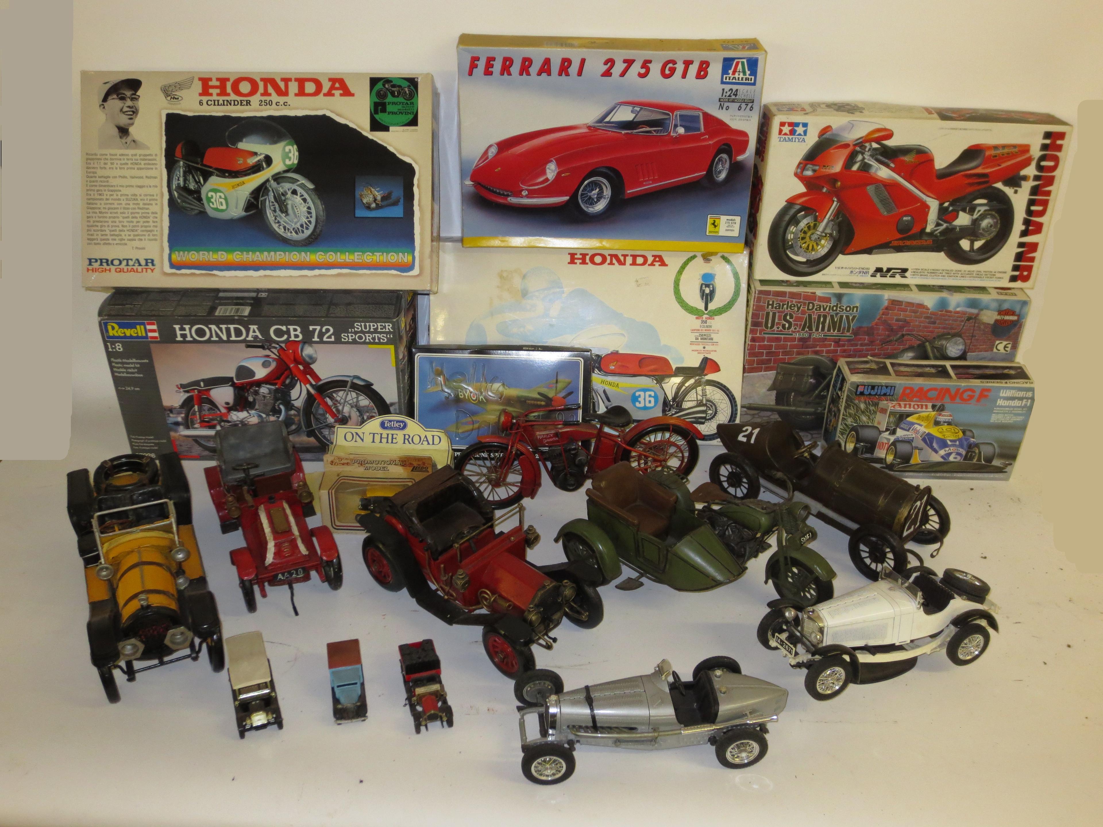 Bonhams Cars Assorted Motorcar And Motorcycle Models