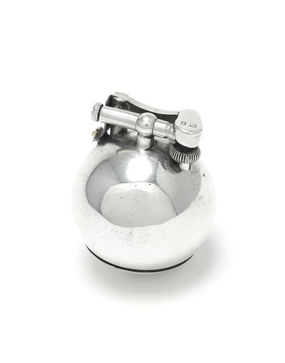 Bonhams : DUNHILL: A silver 'Ball' unique lighter marks for Alfred ...
