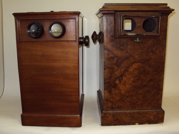 Bonhams : Two table-top stereoscopes